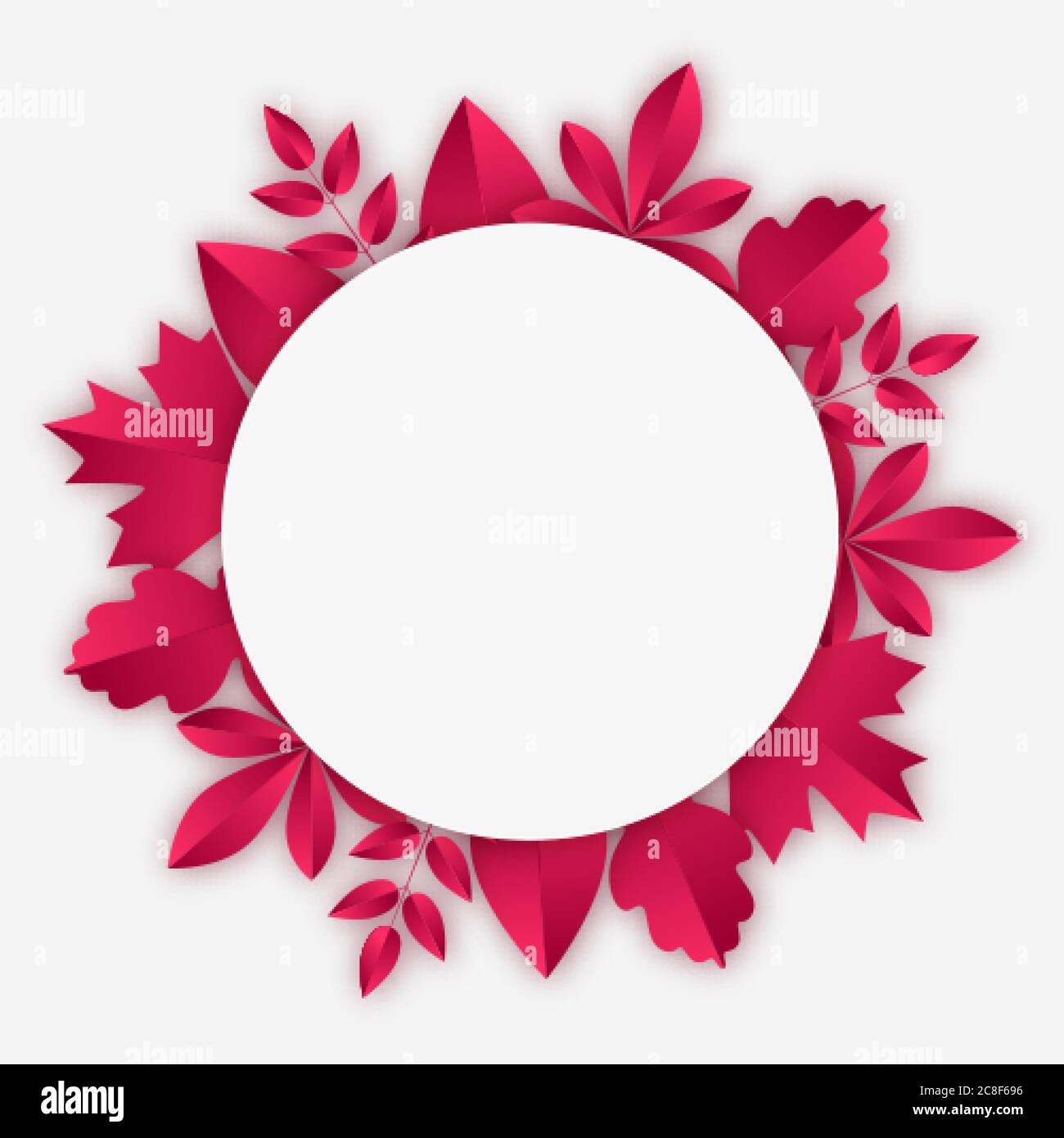 Circular leaves Stock Vector Images - Alamy