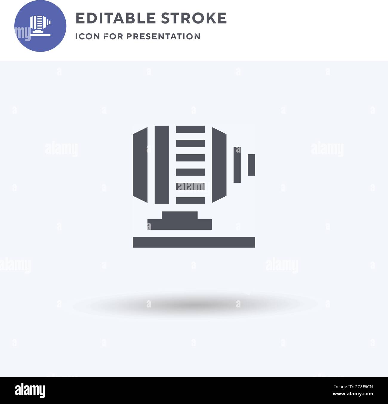 Engine icon vector, filled flat sign, solid pictogram isolated on white ...