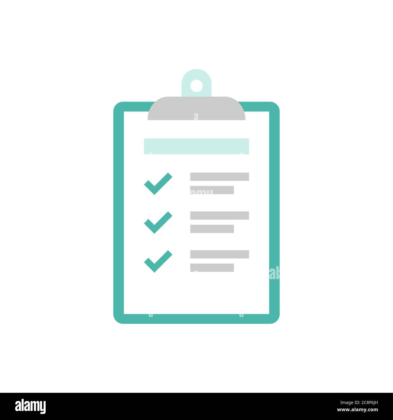 To-do check list with ticks and points. Clipboard with check marks.flat ...