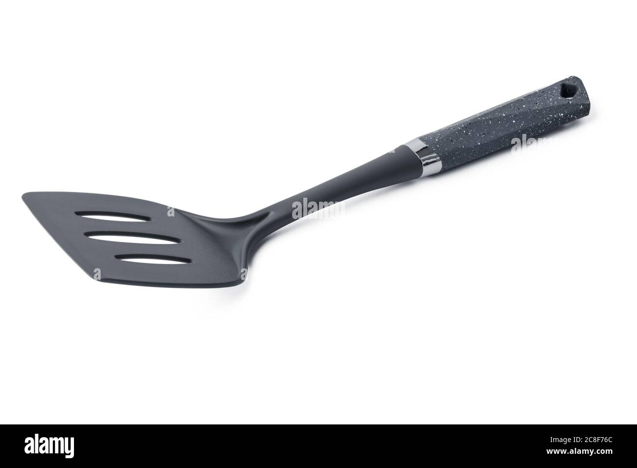 Plastic kitchen spatula utensil isolated on white Stock Photo - Alamy