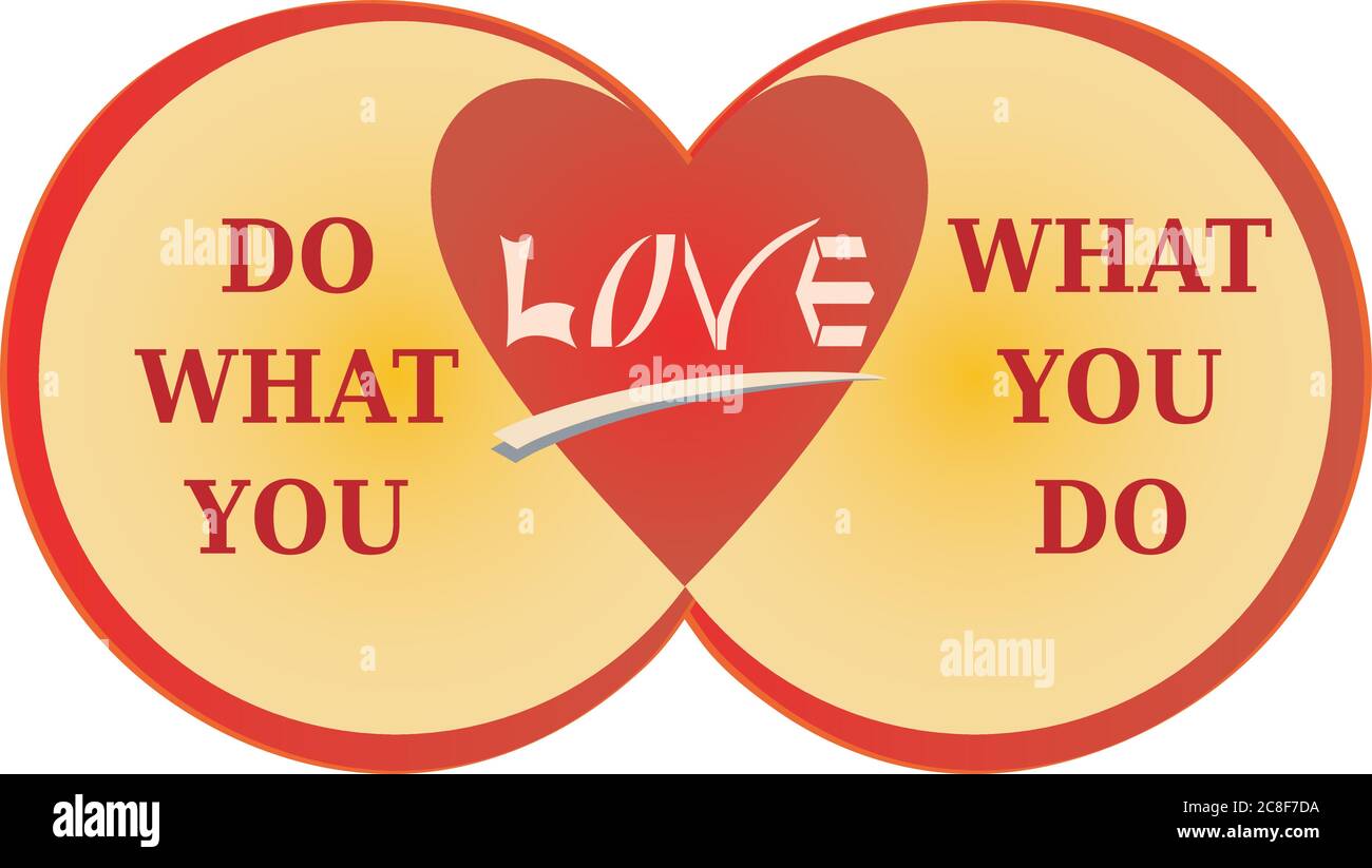 Vector quote love Cut Out Stock Images & Pictures - Alamy