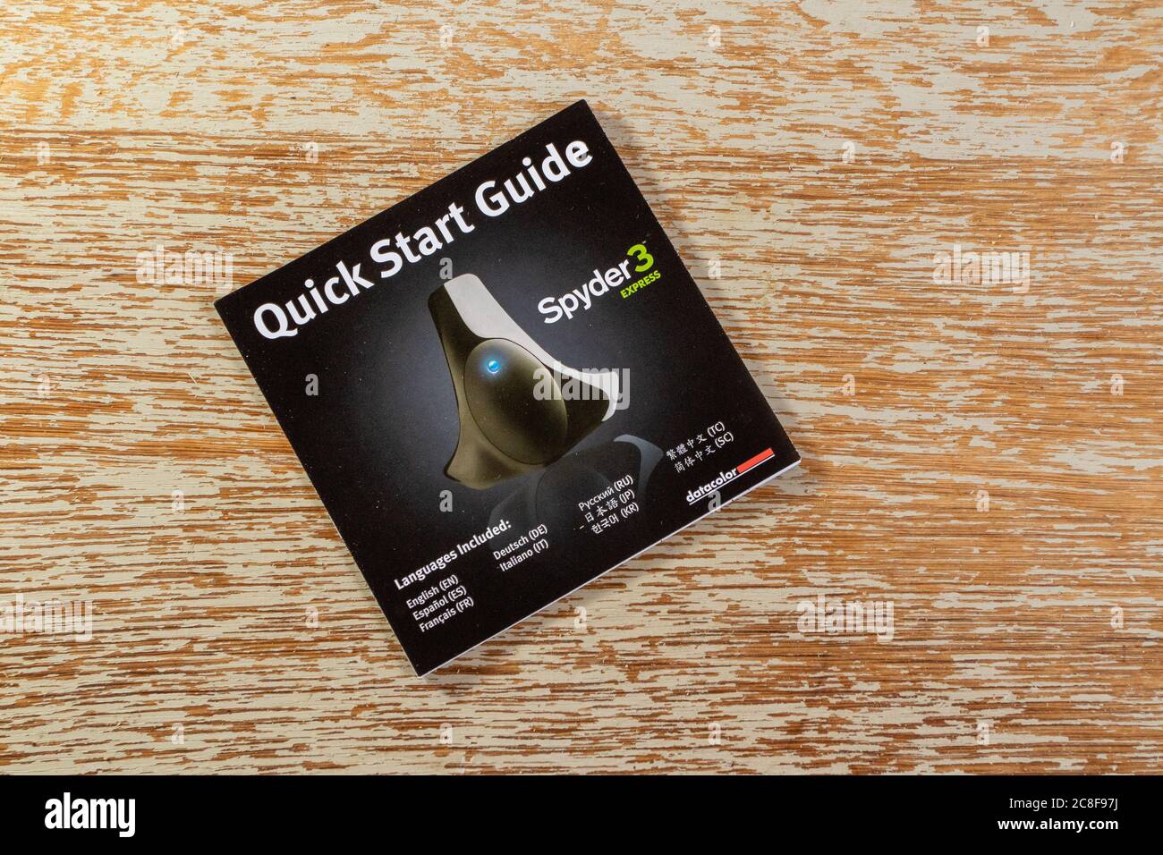 Quick Start booklet for Spyder 3 Express monitor calibration Stock ...