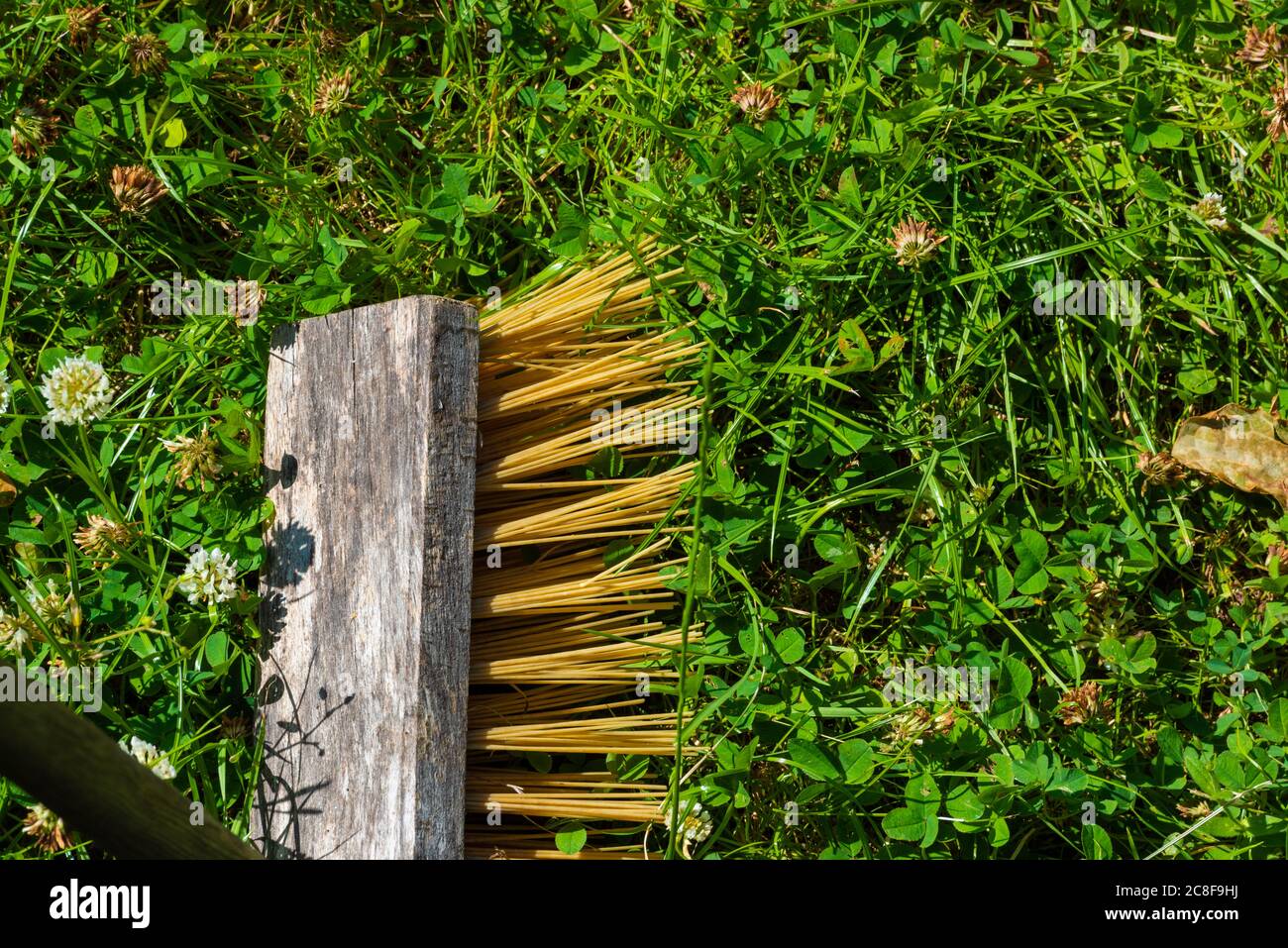Floor broom grass hi-res stock photography and images - Alamy