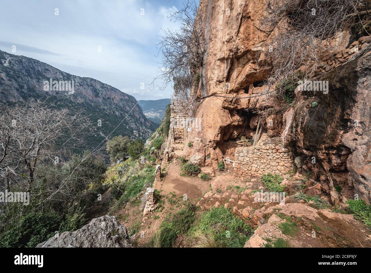 Hermitage of Our Lady of Hawqa in Kadisha Valley also called Holy ...