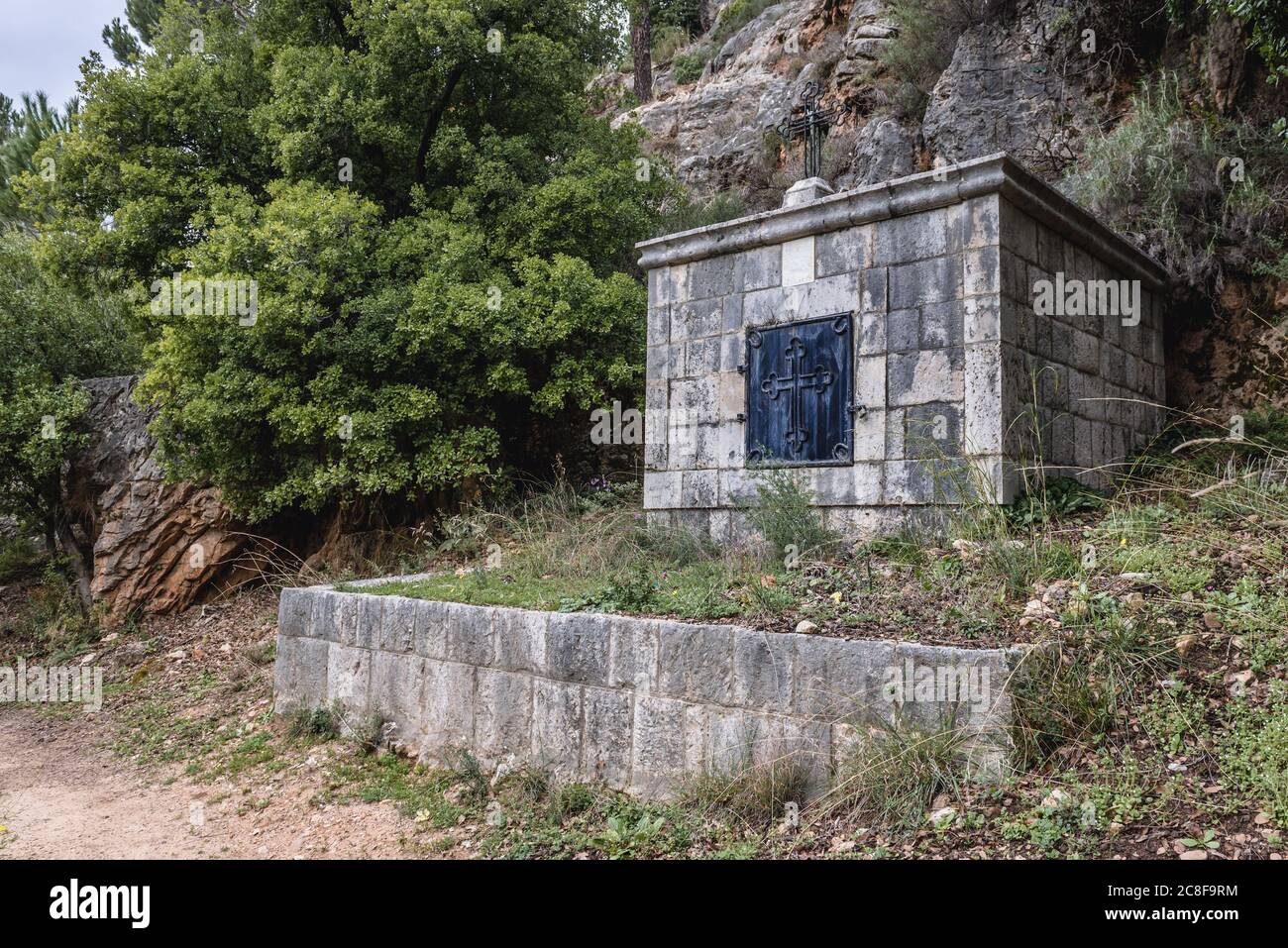 Tomb near Our Lady of Qannoubine Monastery in Kadisha Valley also ...