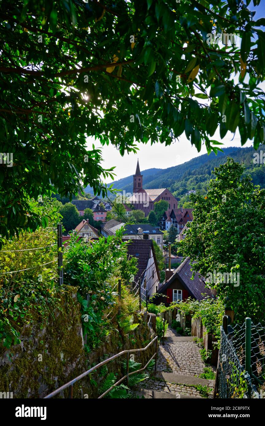 Kinzig river schiltach village hi-res stock photography and images - Alamy