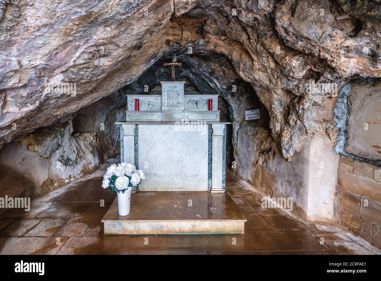Saint Marina the Monk Chapel near Our Lady of Qannoubine Monastery in ...
