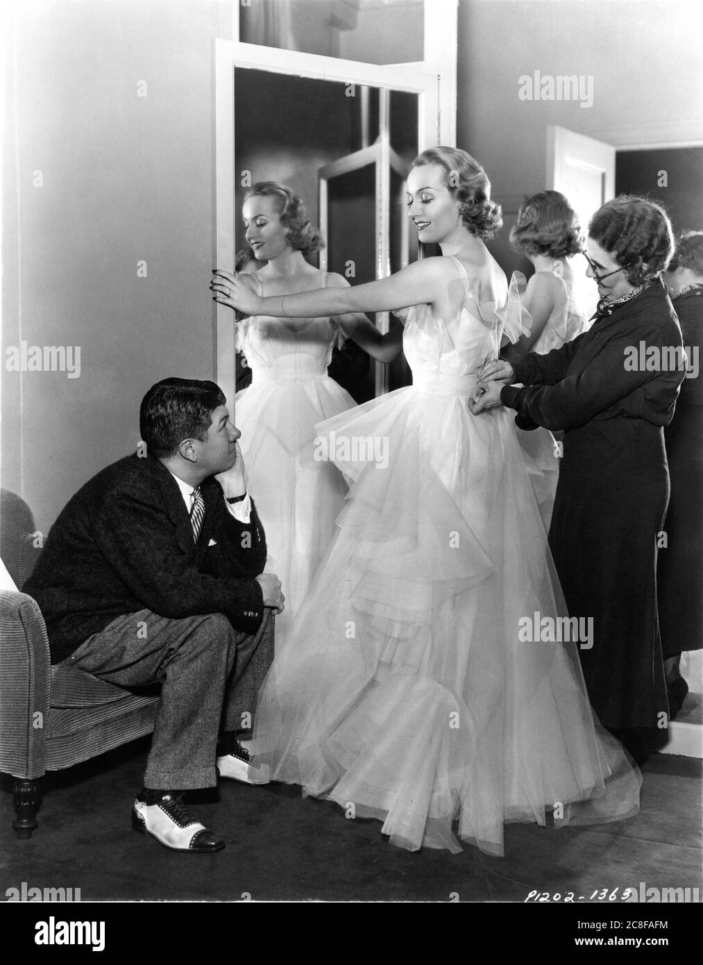Costume Designer TRAVIS BANTON CAROLE LOMBARD and Assistant MARY O ...