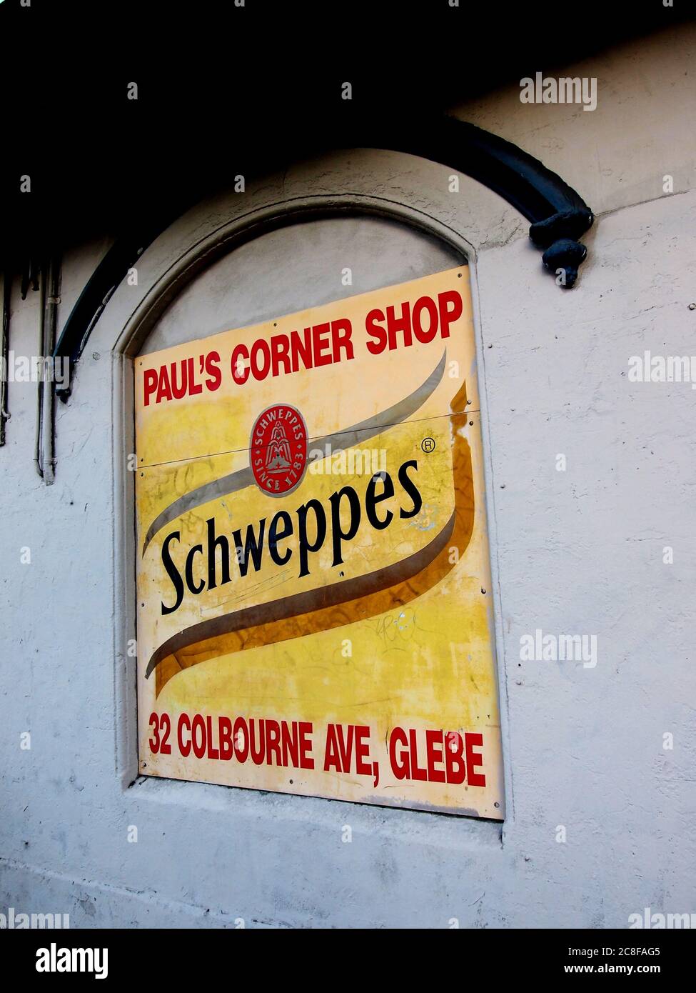 Paul's corner shop sign, Glebe, Sydney Stock Photo - Alamy
