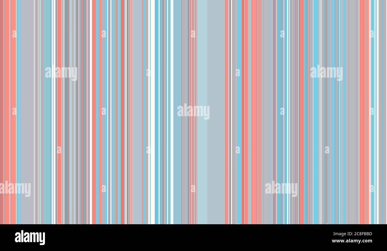 Orange and blue vertical stripes and lines. Vector striped seamless ...