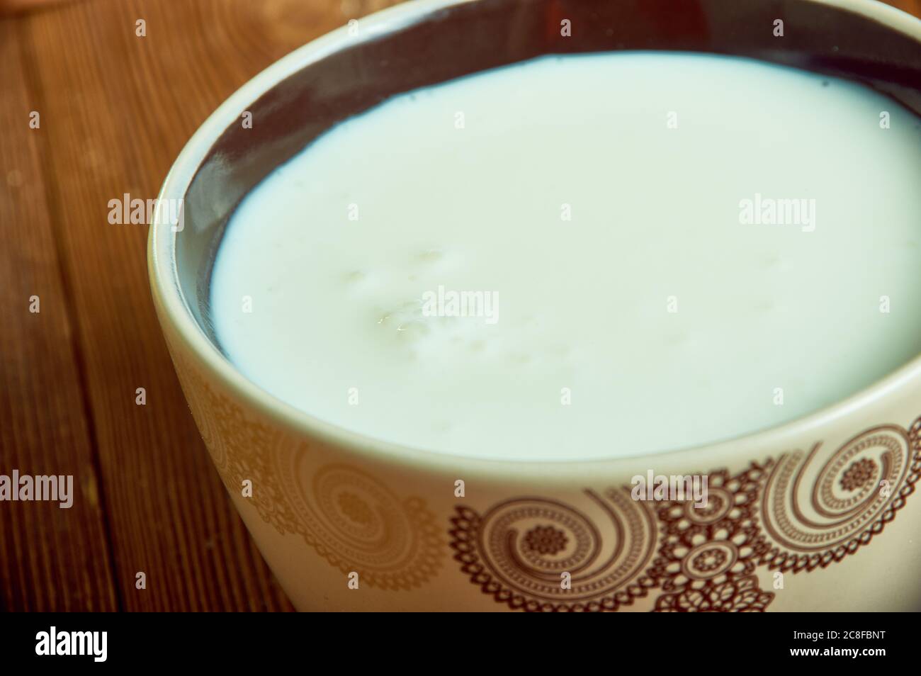 Filmjolk, traditional fermented milk product from Sweden, and a common ...