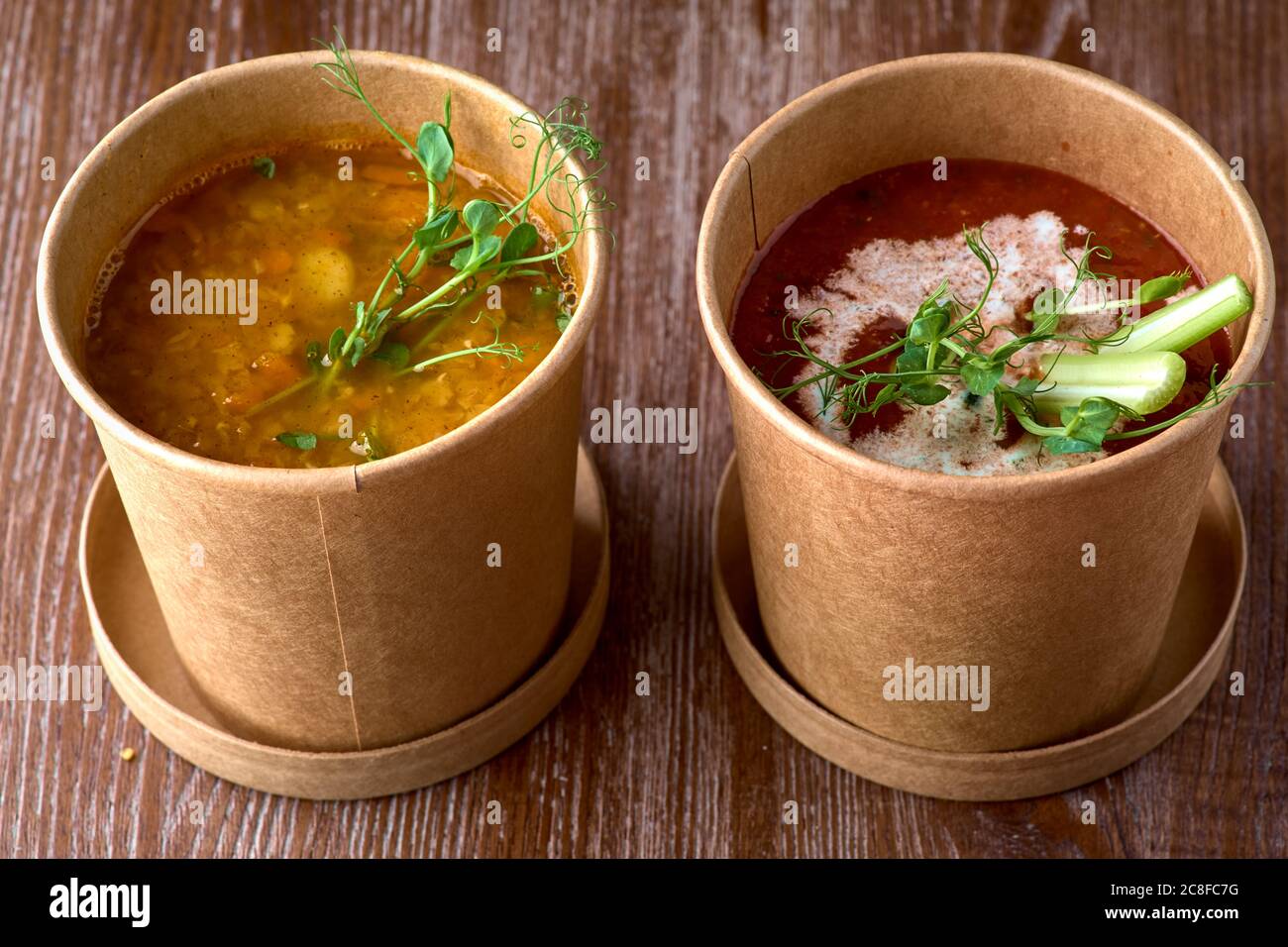 Healthy soup female summer hi-res stock photography and images - Alamy