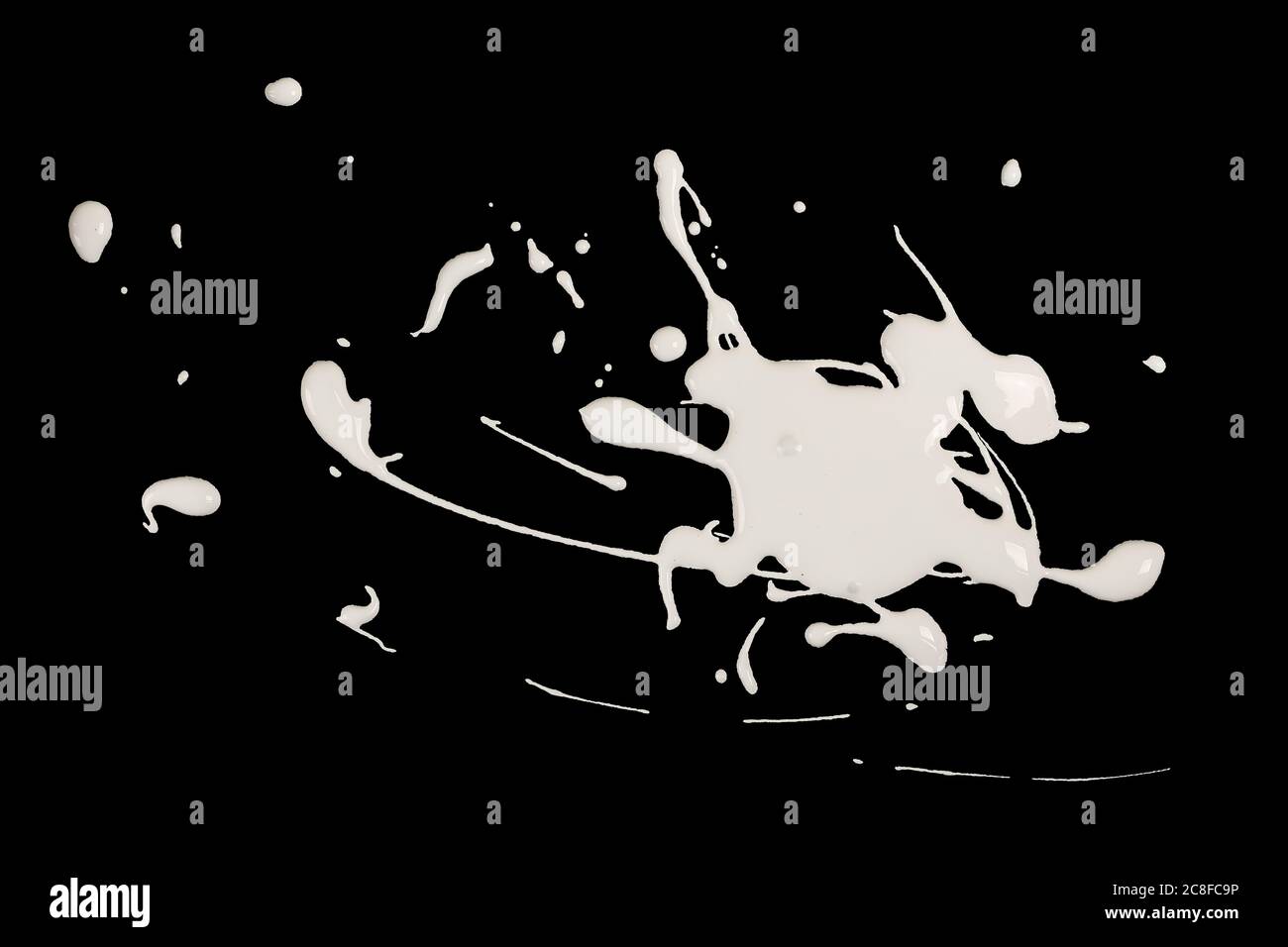 paint blot on black Stock Photo - Alamy
