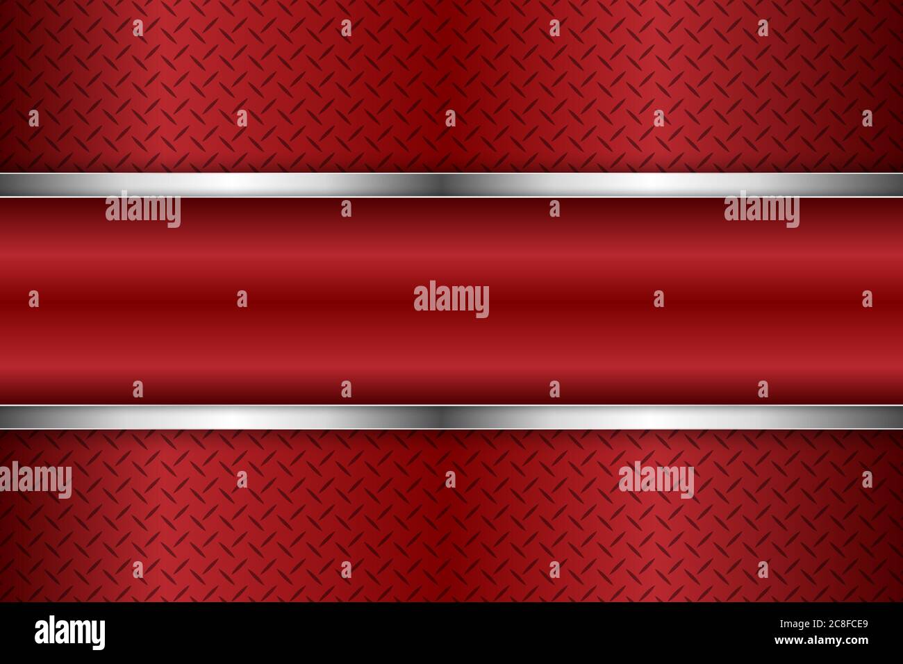 Metallic background.Red and gray with silver glossy.Luxury metal modern ...