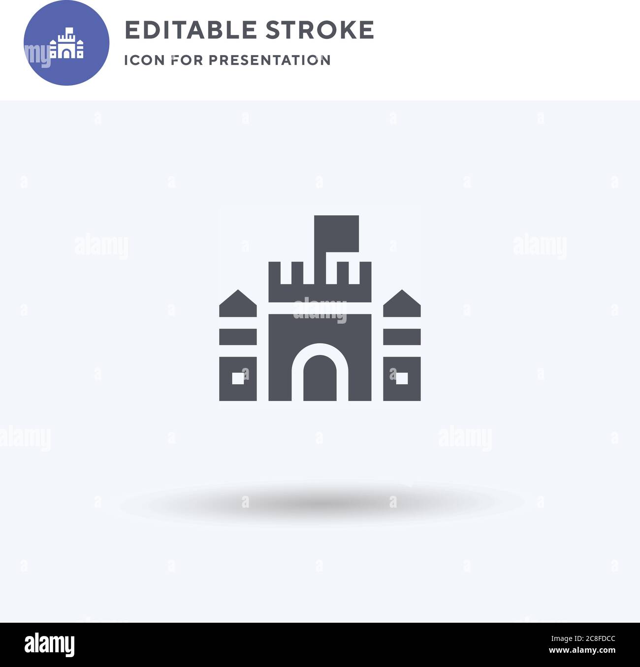 Architecture And City icon vector, filled flat sign, solid pictogram ...