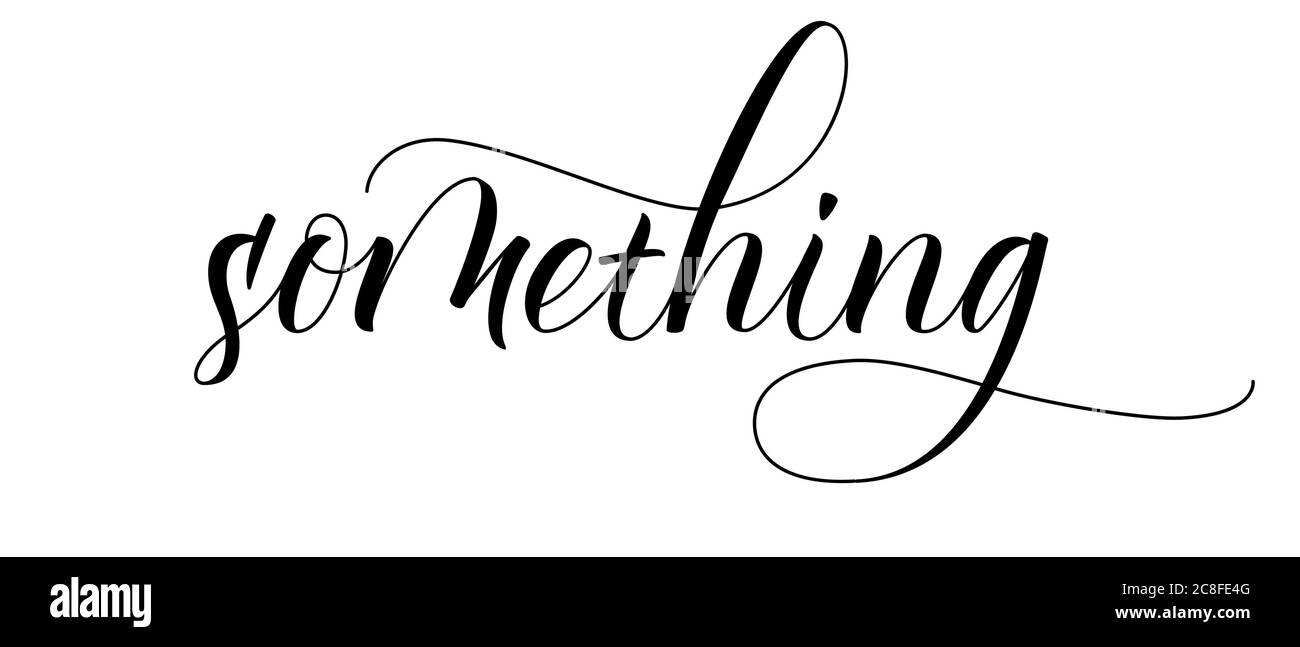 Something black white hand Stock Vector Images - Alamy