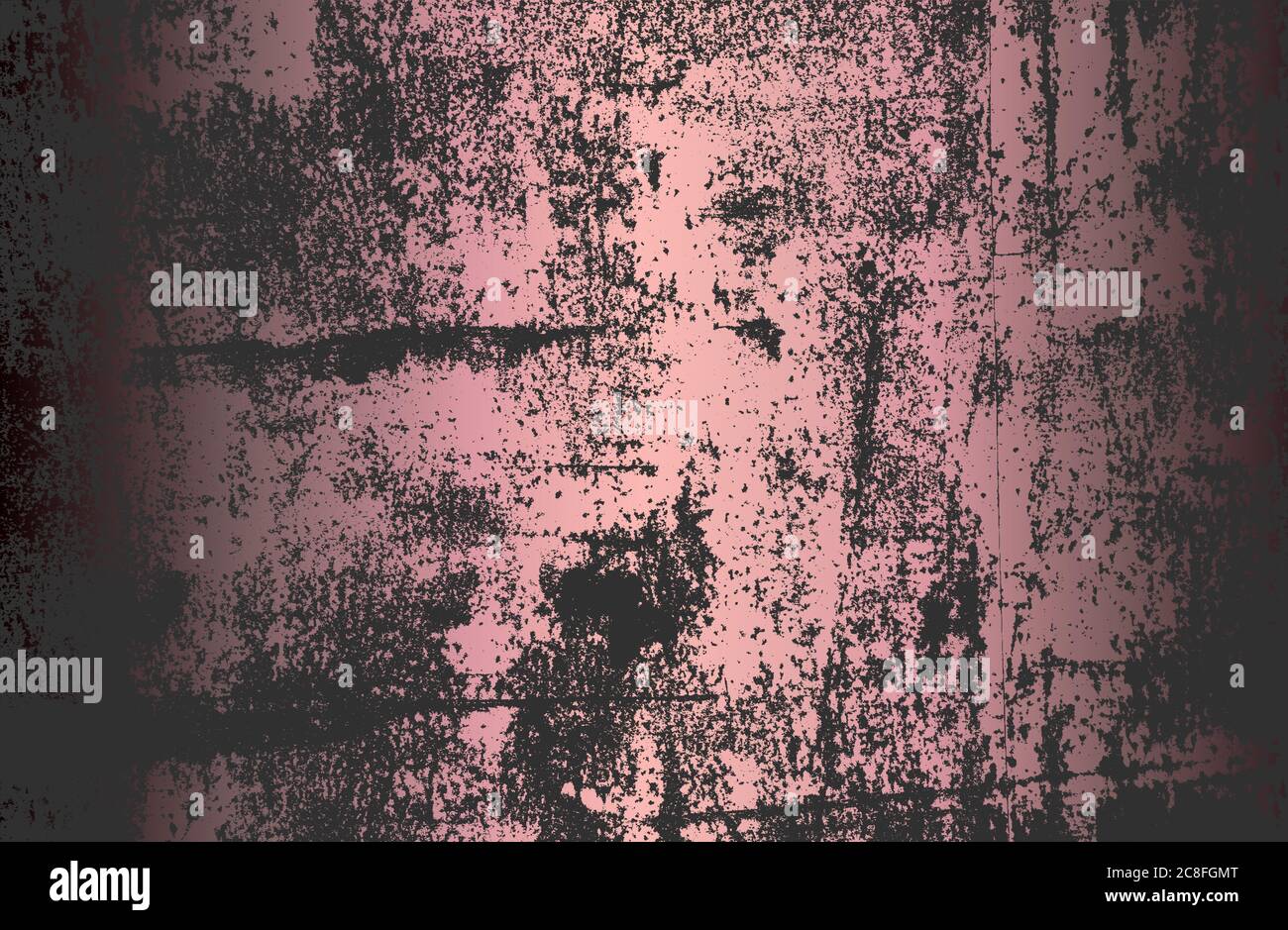Luxury golden pink metal gradient background with distressed metal ...
