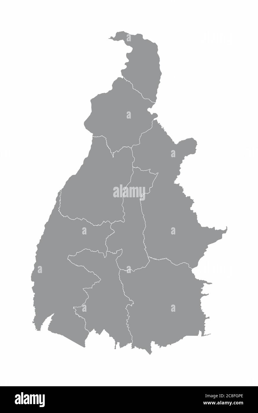 State map of tocantins Cut Out Stock Images & Pictures - Alamy