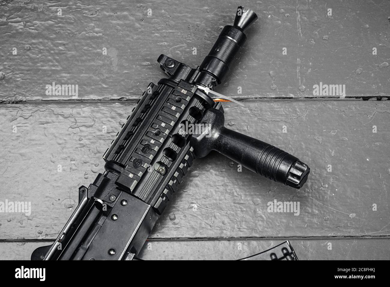 Russian automatic rifle Ak-47 close up, military weapon Stock Photo - Alamy