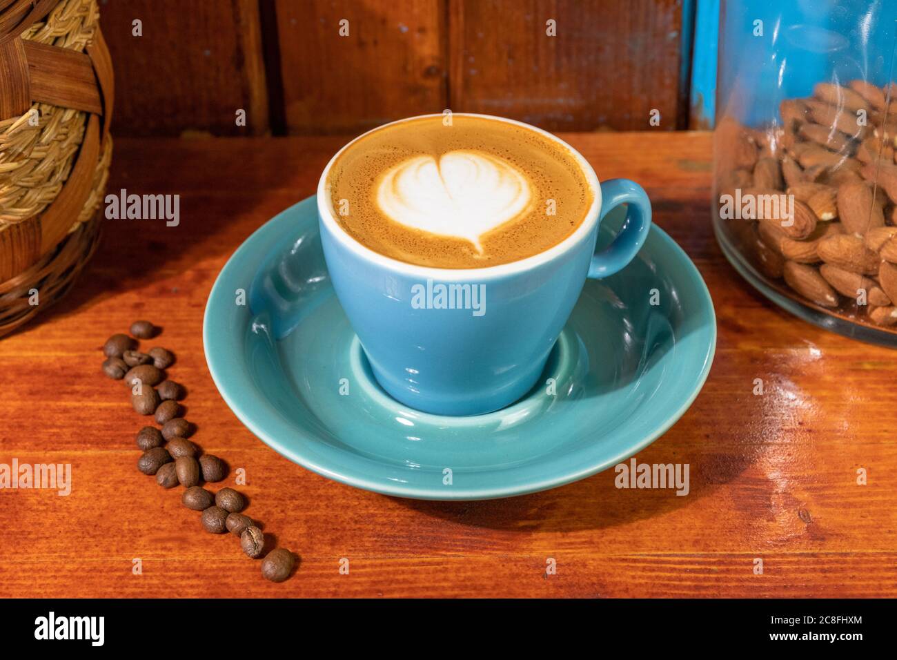 Hot cup of coffee Stock Photo - Alamy