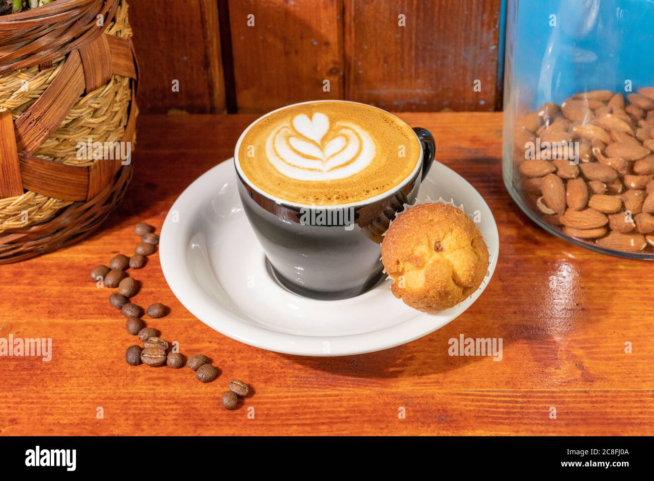 Hot cup of coffee Stock Photo - Alamy