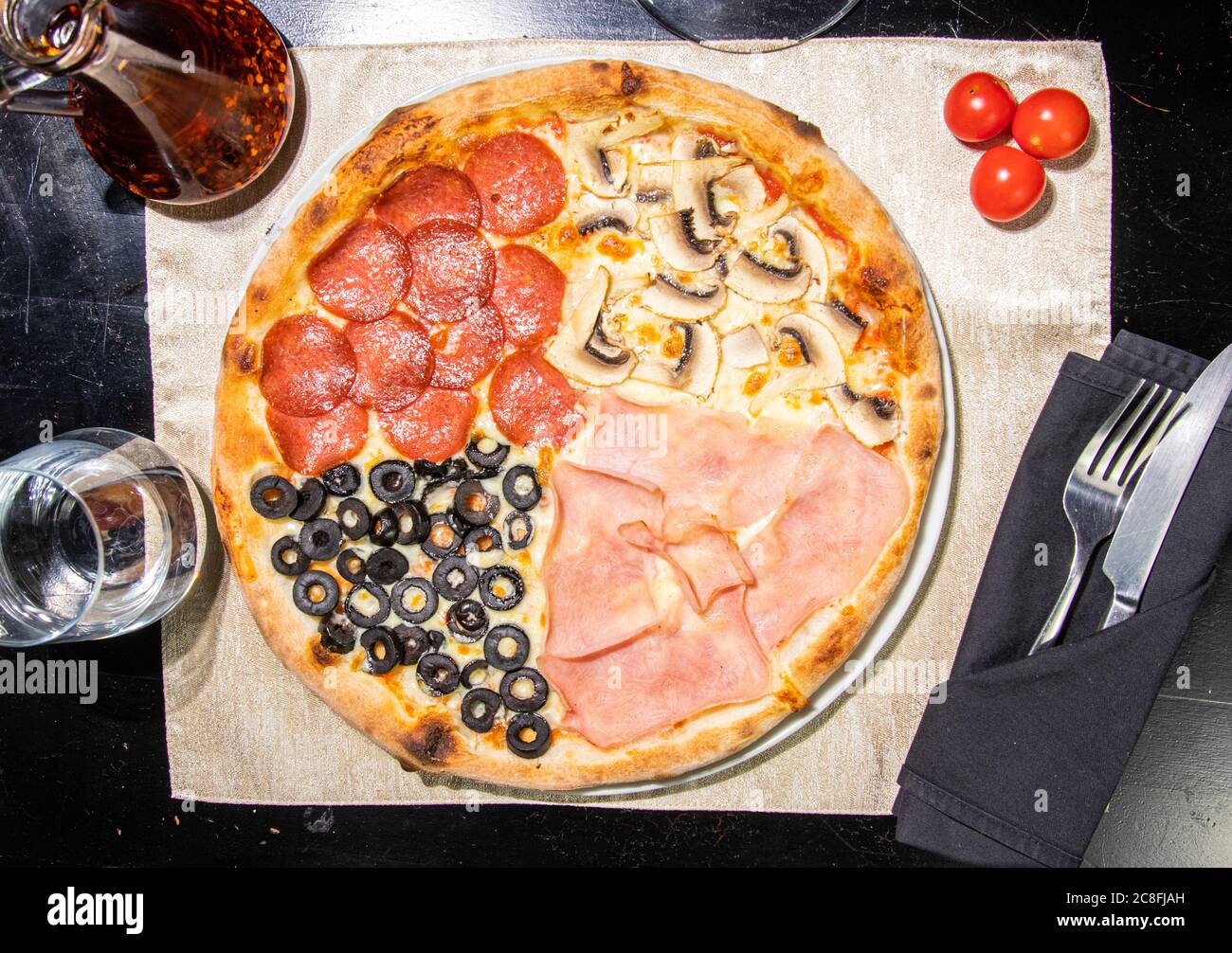 Greasy italian hi-res stock photography and images - Alamy