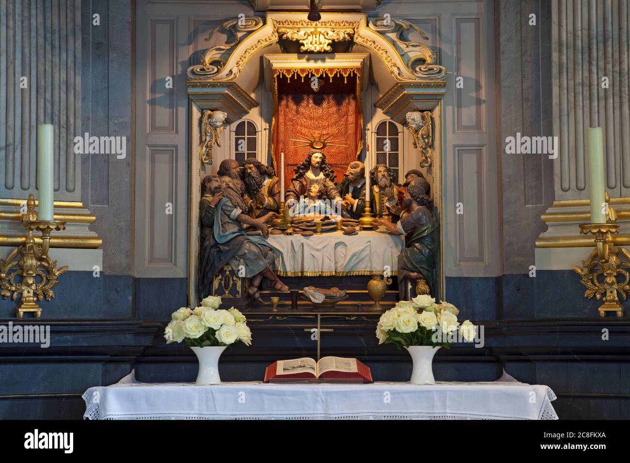 Inside protestant church hi-res stock photography and images - Alamy