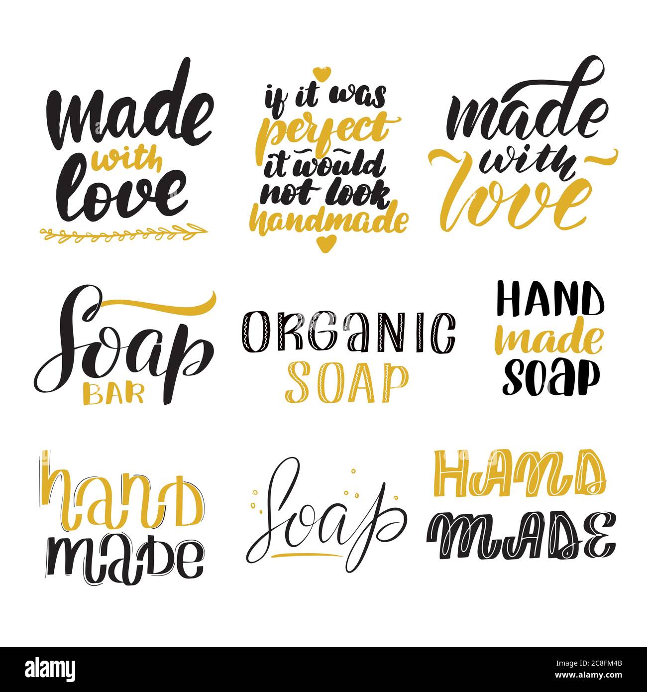 Vector calligraphy illustration isolated on white background Stock ...