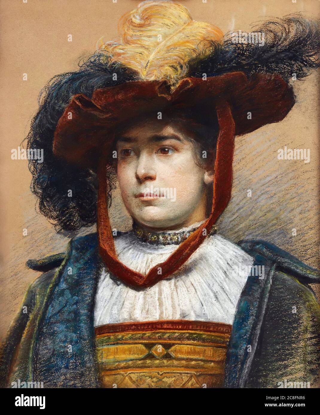 Boom Charles - Portret Van Alice Boom - Belgian School - 19th and Early ...