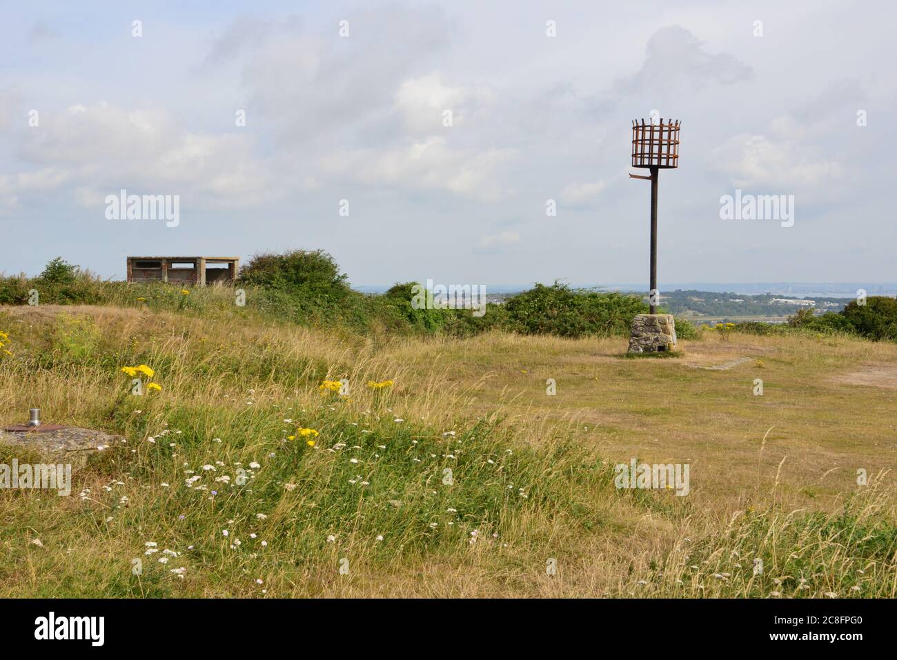 Bembridge down on the isle of Wight Stock Photo - Alamy