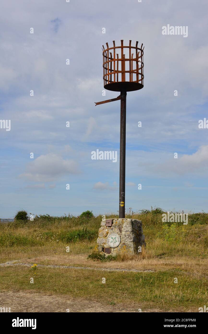 Bembridge down on the isle of Wight Stock Photo - Alamy