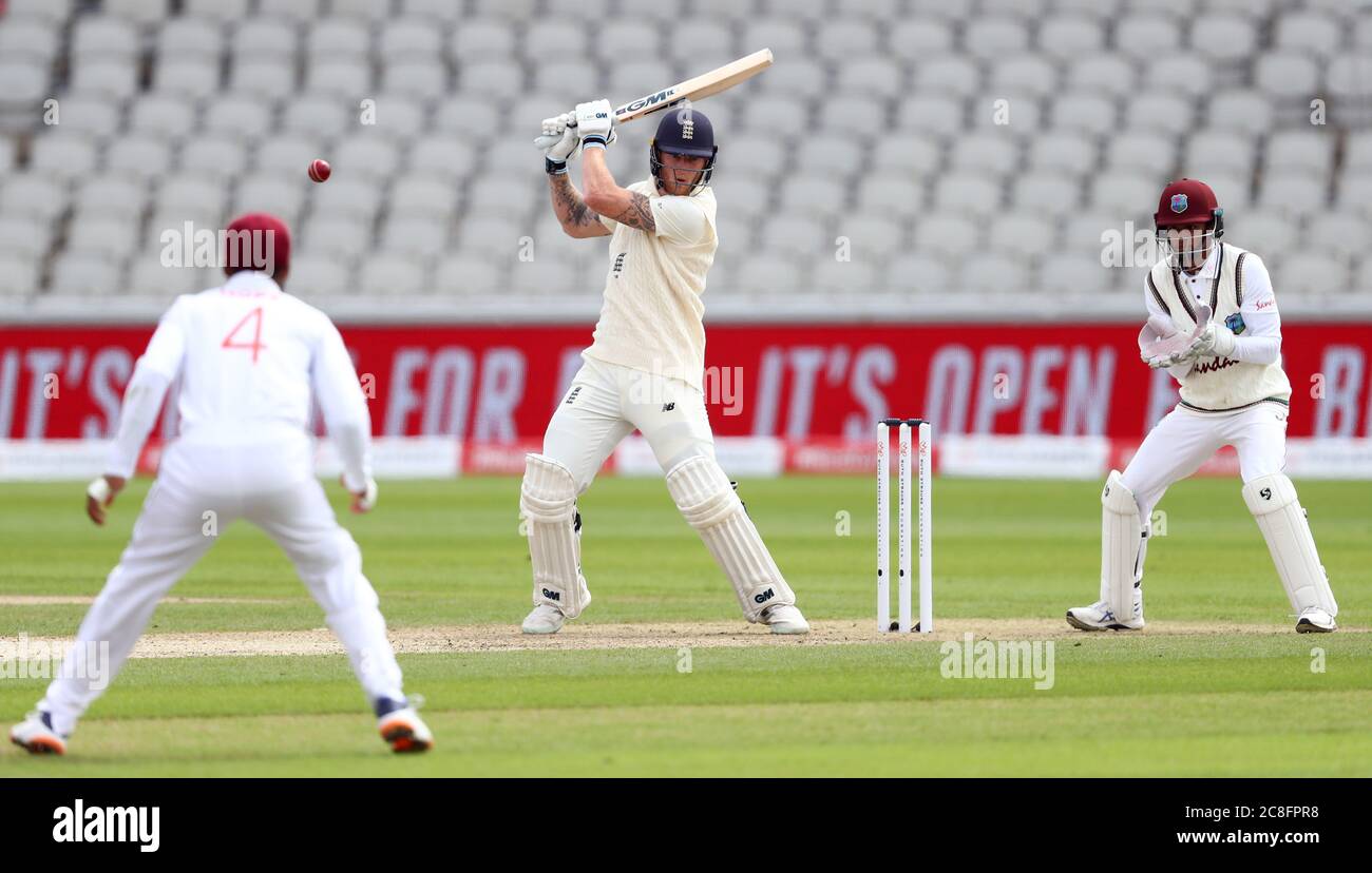 England's Ben Stokes batting during day one of the Third Test at ...