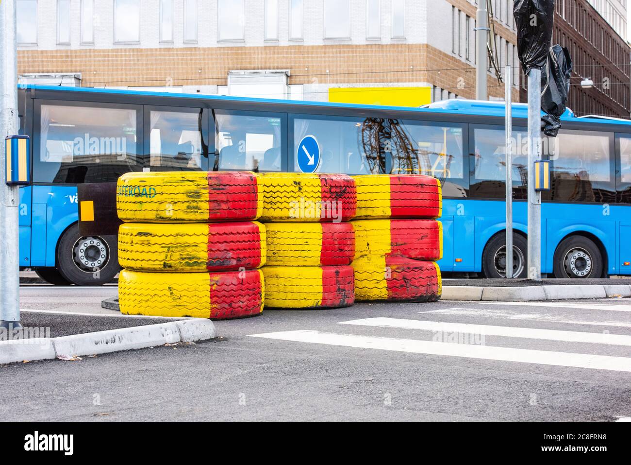 Tire barriers hi-res stock photography and images - Alamy