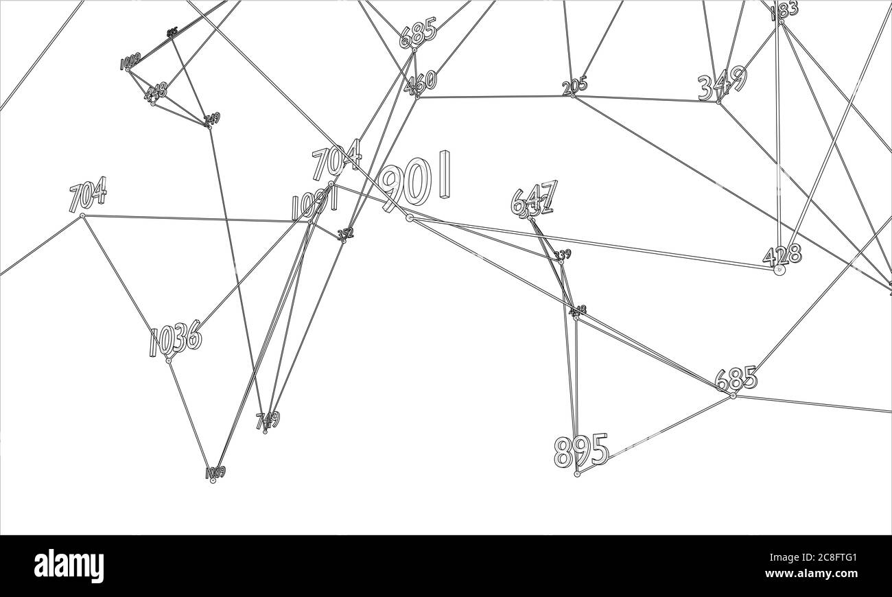 Abstract word cloud Outline Stock Photo - Alamy