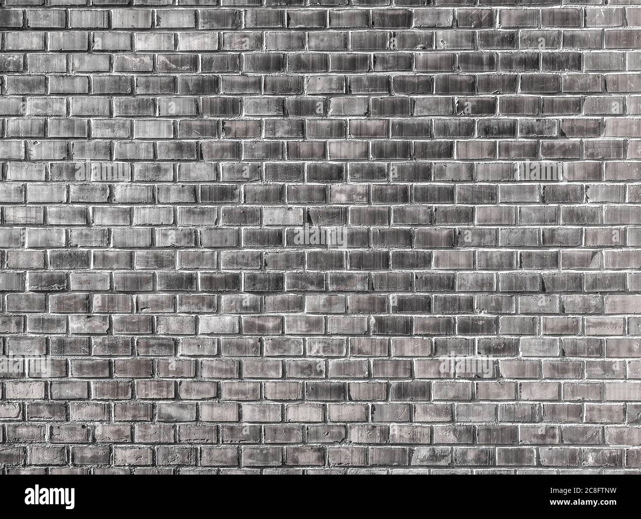 Gray Brick wall texture close up. Top view. Modern brick wall wallpaper ...