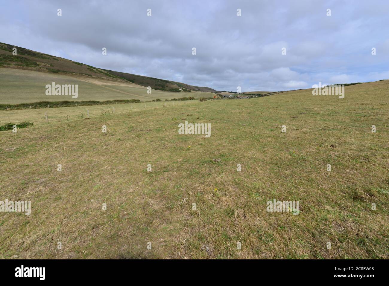 A shallow valley at Compton Chine in the Isle of Wight Stock Photo - Alamy