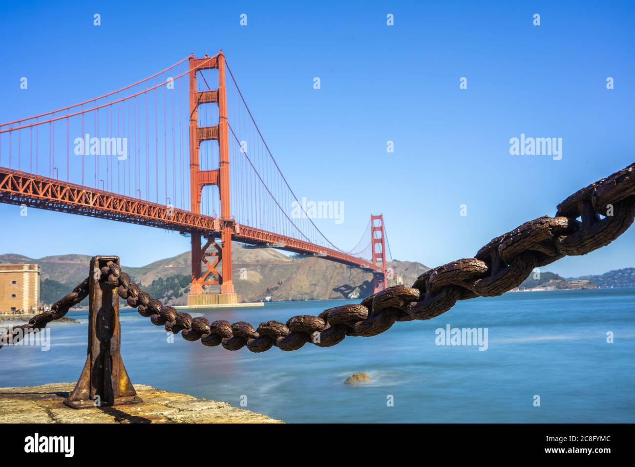 View of the Beautiful Golden Gate bridge Stock Photo - Alamy