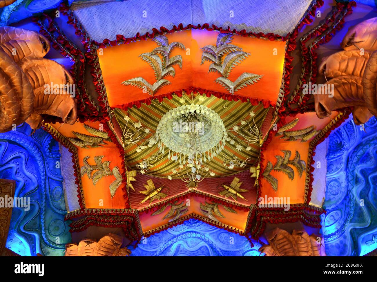 The Bengali community big festival Durga Puja, fantastic decoration to ...