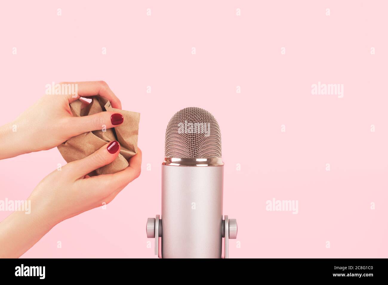 Asmr recording hi-res stock photography and images - Alamy