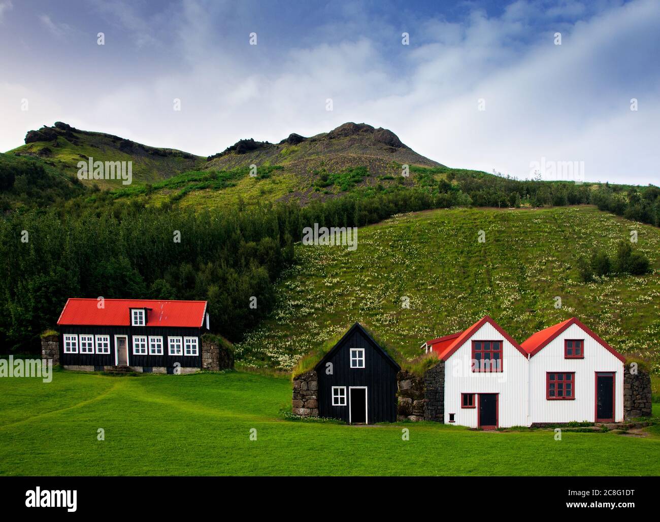 geography / travel, Iceland, South Iceland, Iceland, Buildings in the ...