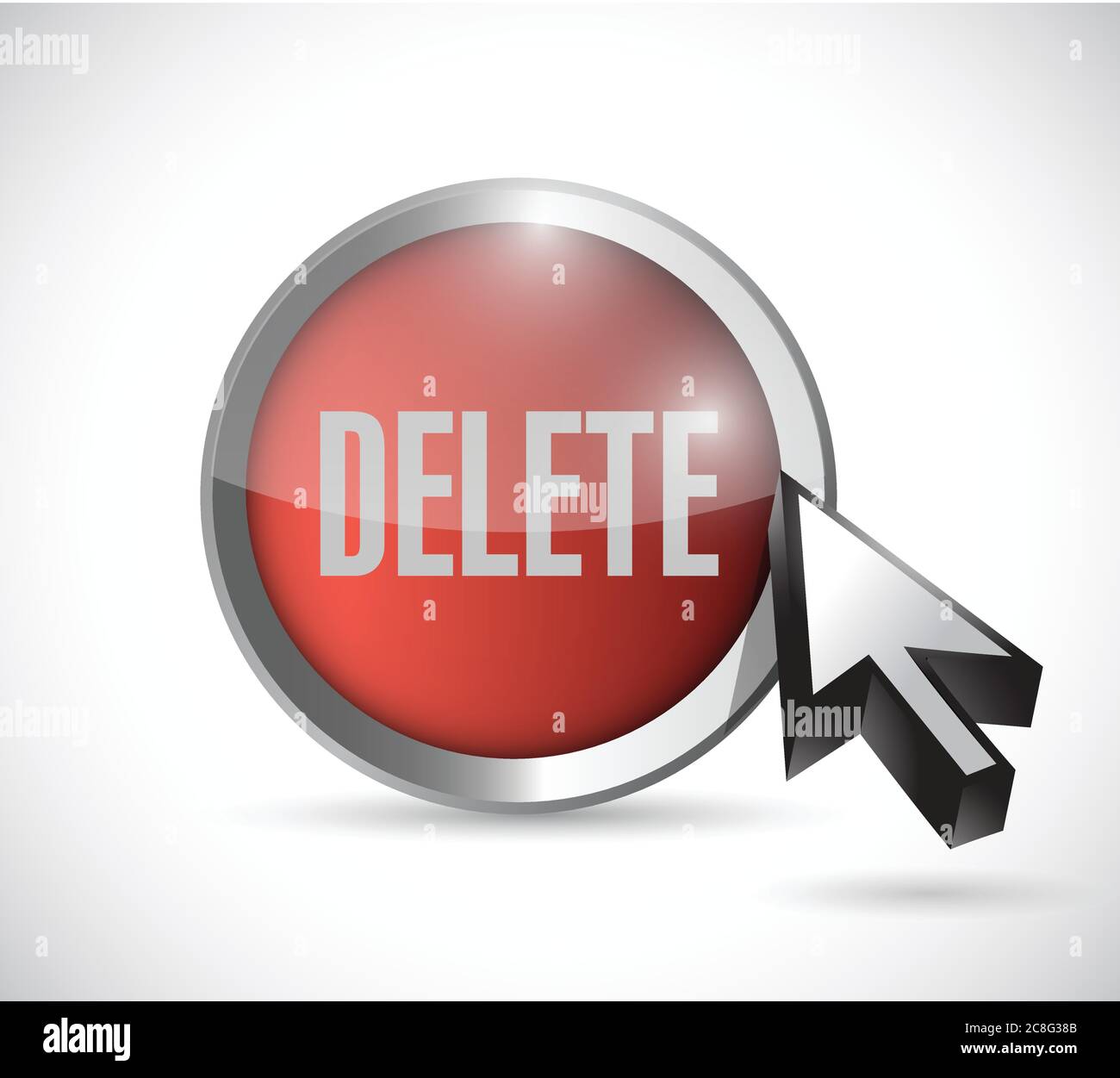 Delete button keyboard Stock Vector Images - Alamy