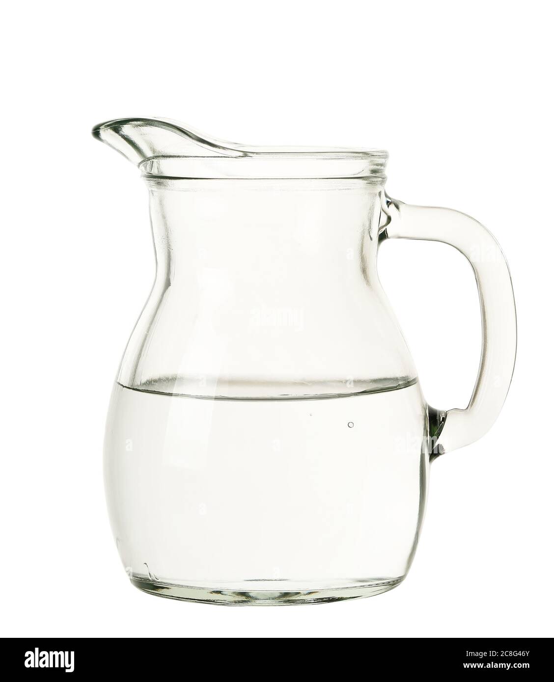 jug of water isolated on white Stock Photo - Alamy