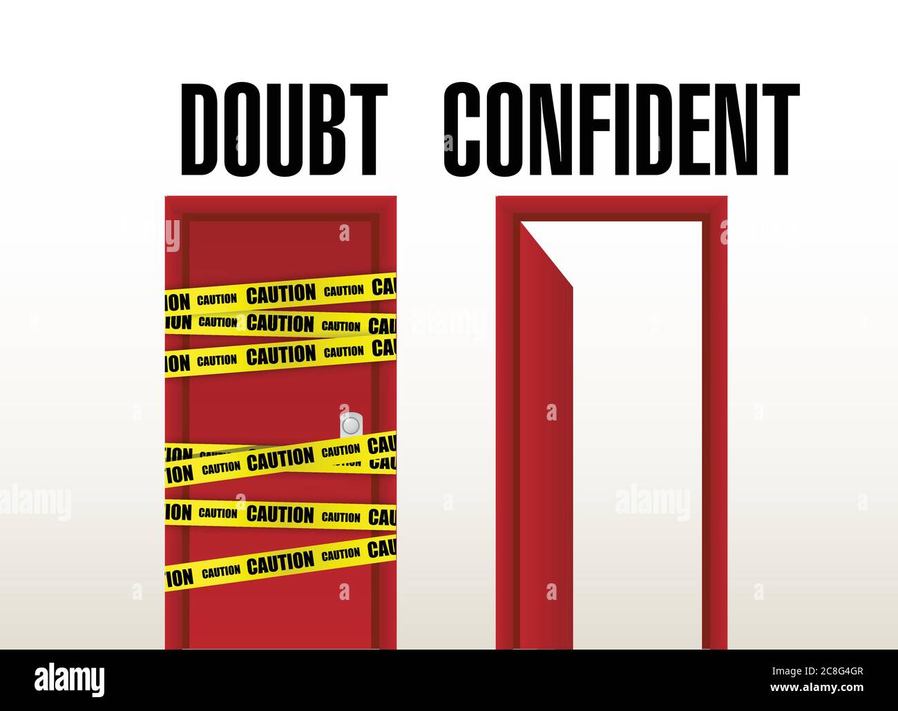 Belief doubt Stock Vector Images - Alamy