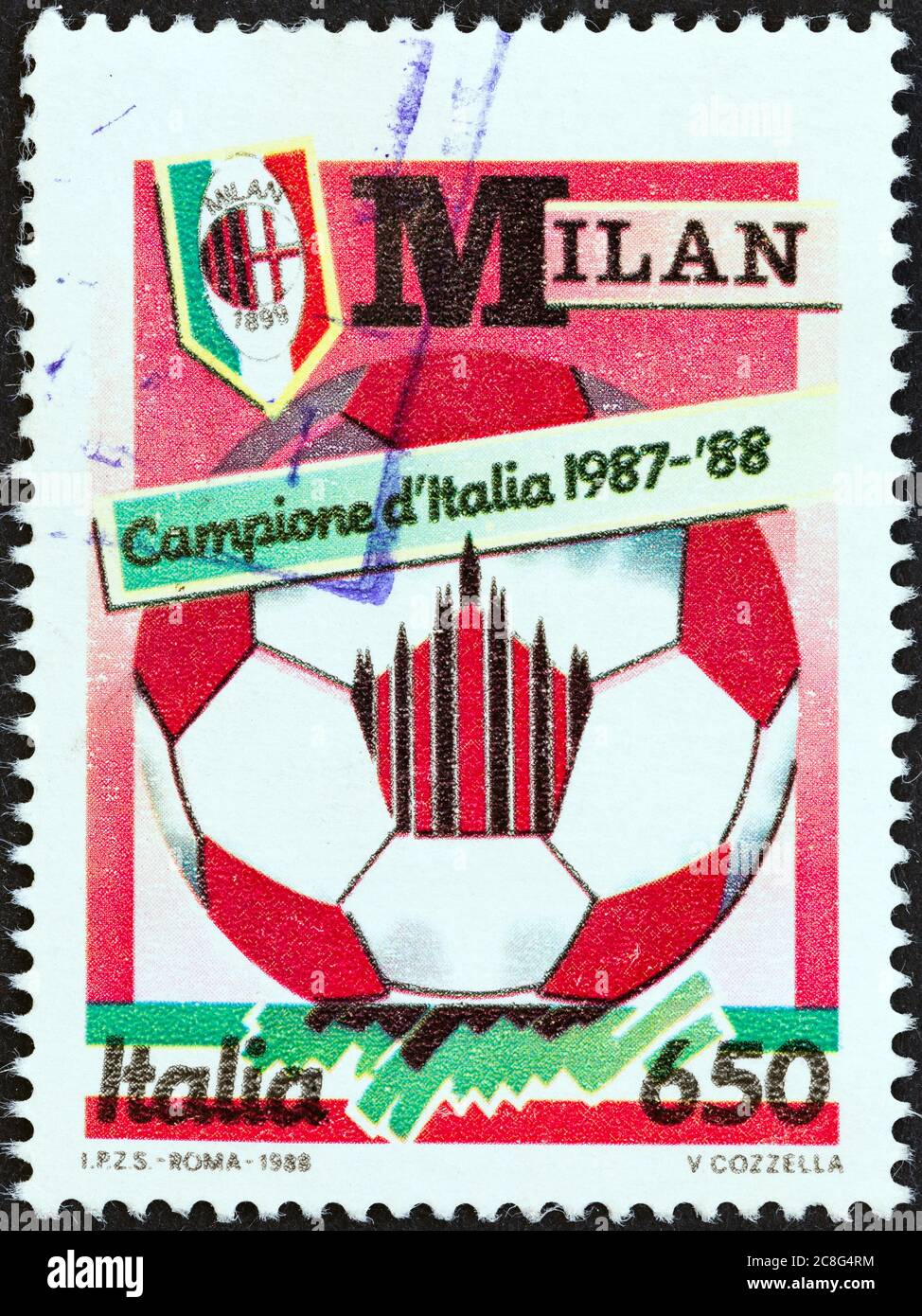 Milan stamp hi-res stock photography and images - Alamy