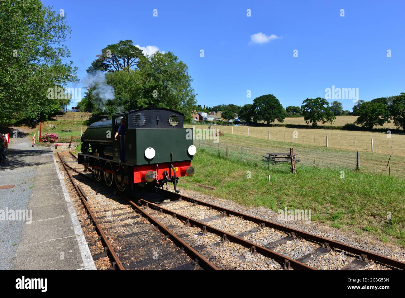 Royal Engineer steam engine Stock Photo - Alamy