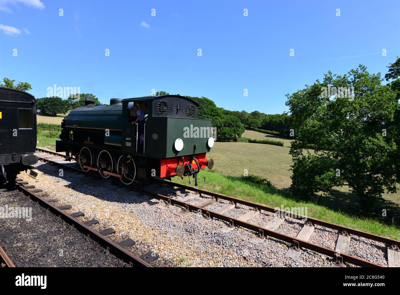 Royal Engineer steam engine Stock Photo - Alamy