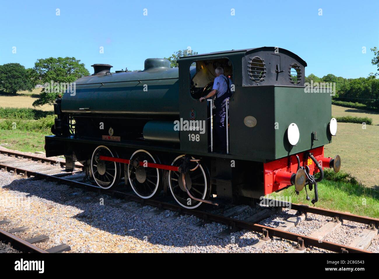 Royal Engineer steam engine Stock Photo - Alamy