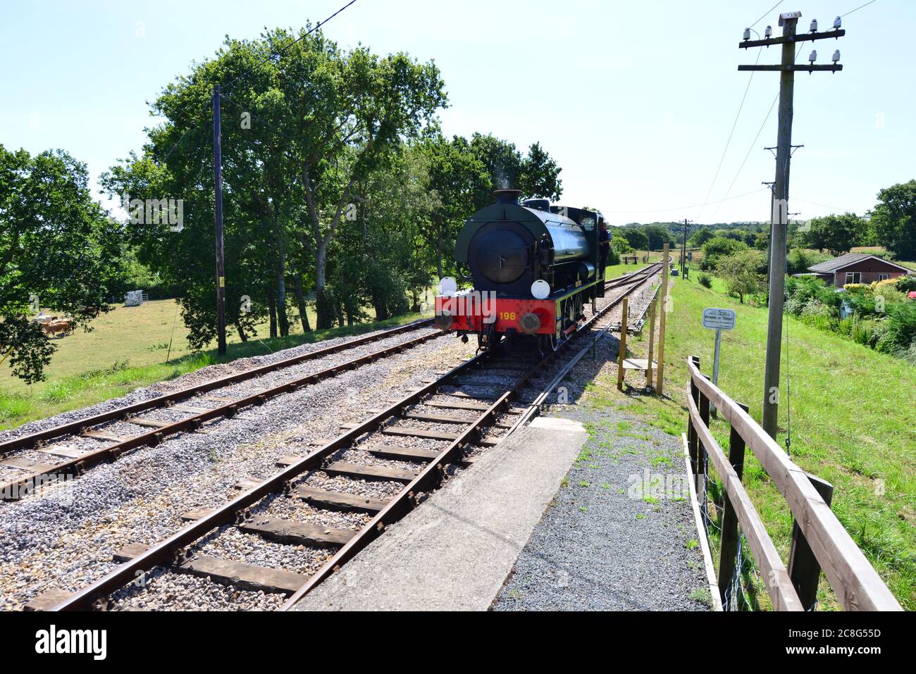 Royal Engineer steam engine Stock Photo - Alamy