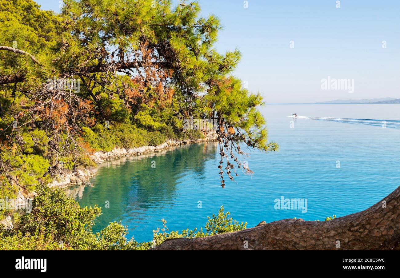 Beautiful sea coast in Turkey. Amazing natural landscapes along Lycian ...