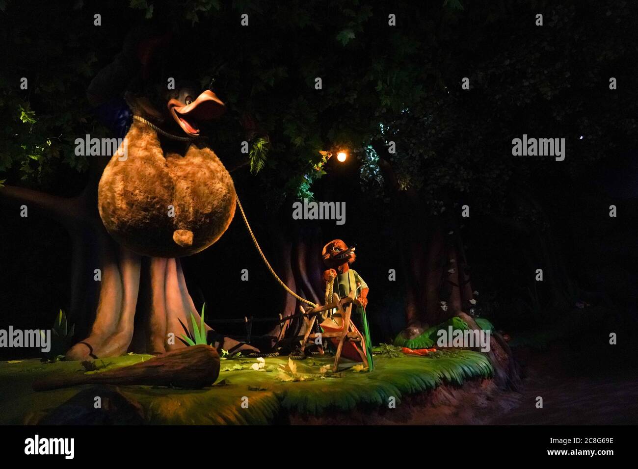Orlando, FLA, USA. 23rd July, 2020. The attraction Splash Mountain at ...